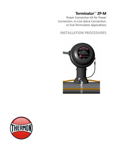 Thermon ZP-M Terminator Power Connection Kit Installation Instructions ...
