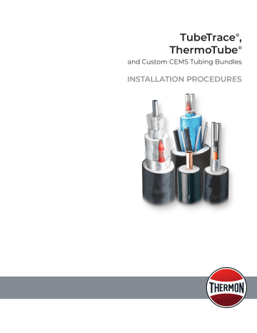 Thermon Tubing Bundle Installation Instructions | Manualzz