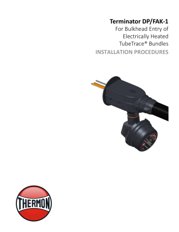 Thermon Terminator DP / FAK-1 Installation Instructions | Manualzz