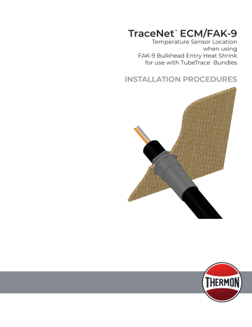 Thermon TraceNet ECM / FAK-9 Kit Installation Instructions | Manualzz