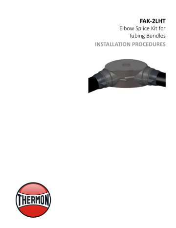 Thermon FAK-2LHT 90 Degree Elbow Splice Kit Installation Instructions ...