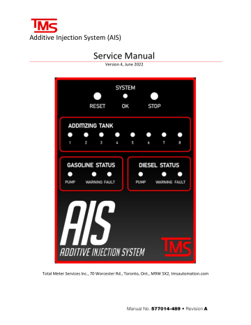 Veeder-Root Additive Injection System Service Manual | Manualzz