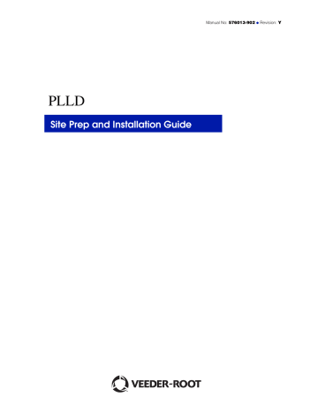Veeder-Root PLLD Installation Guide | Manualzz