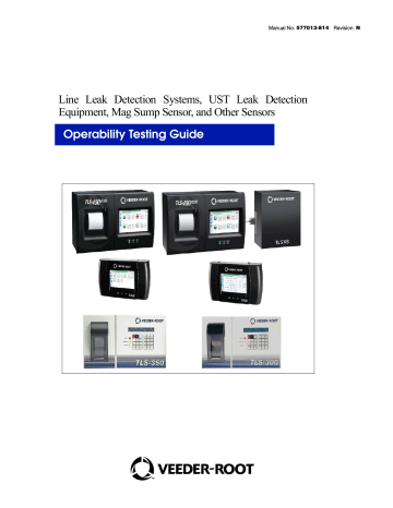 Veeder-Root Line Leak Detection Systems Guide | Manualzz