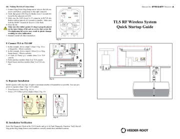 Veeder-Root TLS RF Wireless System Quick Start | Manualzz