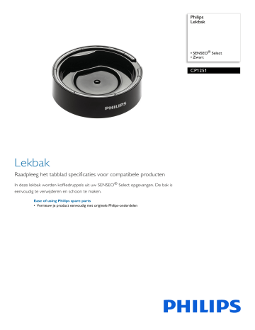 Philips CP1251/01 Lekbak Productdataset | Manualzz