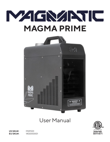 Elation MAGMA PRIME User Manual | Manualzz