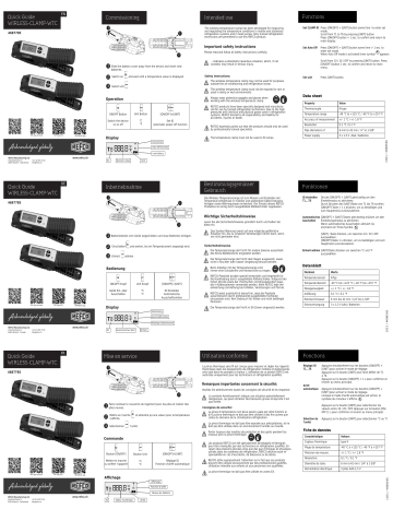 REFCO WIRELESS-CLAMP WTC Instruction manual | Manualzz
