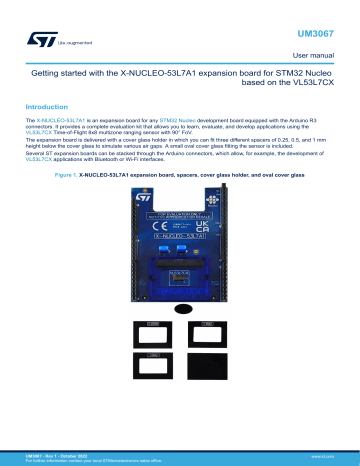 STMicroelectronics X-NUCLEO-53L7A1 User Manual | Manualzz