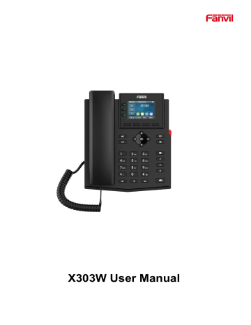 Fanvil X303W User Manual | Manualzz