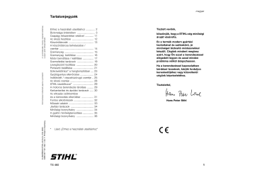 Stihl TS 460 Instruction Manual | Manualzz