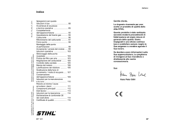 STIHL BT 121 instruction manual | Manualzz