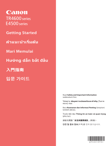 Canon PIXMA TR4651 Inkjet Printer instruction manual | Manualzz