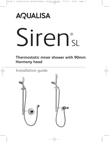 Aqualisa Siren Installation Guide | Manualzz
