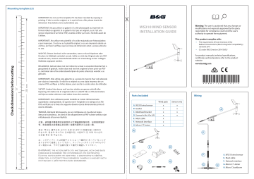 B&G WS310 Installation Guide | Manualzz