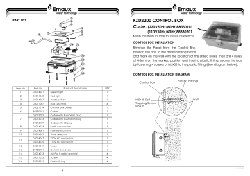 Emaux Pump Control Box User Manual | Manualzz