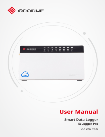 GoodWe EzLogger Pro User Manual | Manualzz