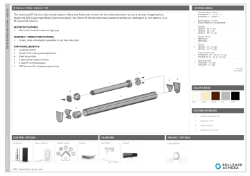 Rollease Acmeda R-Series Quick Reference Guide | Manualzz