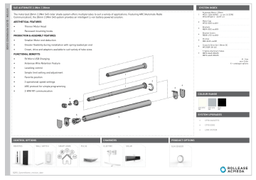 Rollease Acmeda S45 Motorised Quick Reference Guide | Manualzz