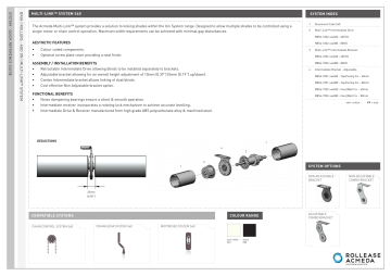 Rollease Acmeda S60 Multi-Link Quick Reference Guide | Manualzz