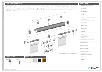 Rollease Acmeda Cassette 80/100/120 Quick Reference Guide | Manualzz