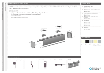 Rollease Acmeda P95 Semi Cassette Quick Reference Guide | Manualzz