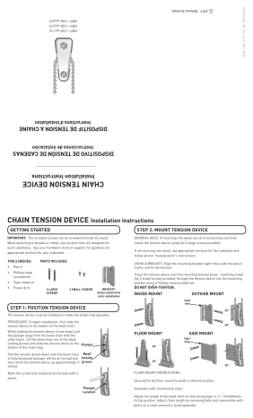 rollease acmeda Chainhold Installation manual | Manualzz
