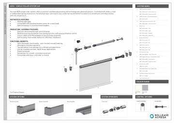 Rollease Acmeda AERO Quick Reference Guide | Manualzz