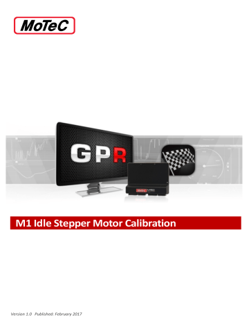 MoTeC M1 Idle Stepper Motor Setup User Guide | Manualzz