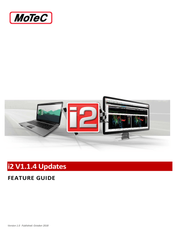 MoTeC i2 V1.1.4 Updates Feature Guide | Manualzz