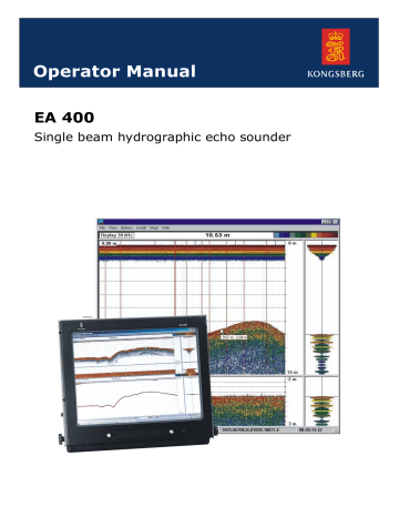 Kongsberg EA400 SP Portable single beam echo sounder Owner's Manual ...