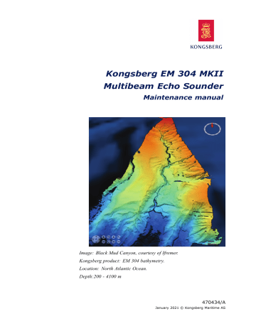 Kongsberg EM 304 MKII. ENERVEX EM 304 MKII Multibeam echosounder ...
