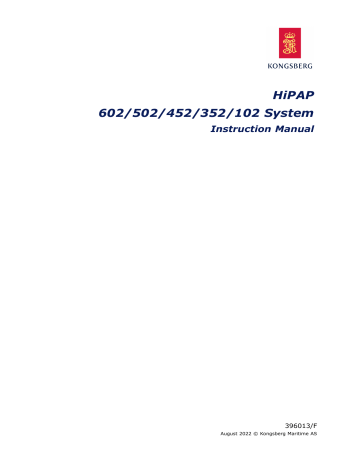 Kongsberg HiPAP 602 High Precision Acoustic Positioning System ...