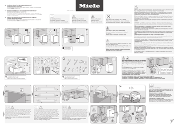 Miele G 5482 SCVi SL Fully integrated dishwasher Mounting Plan | Manualzz
