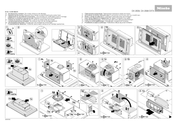 Miele DA 2808 Ceiling extractor Installation Plan | Manualzz