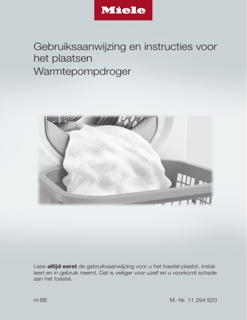 Miele PDR 300 SmartBiz HP Warmtepompdroogautomaat Handleiding | Manualzz
