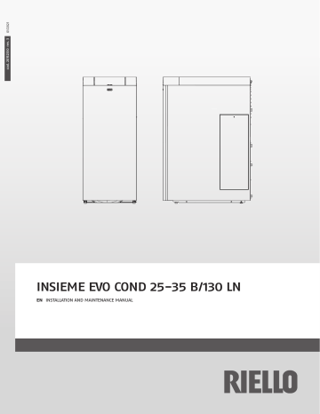 2 INSTALLATION. Riello INSIEME EVO COND 35 B130 LN, INSIEME EVO COND 25 ...