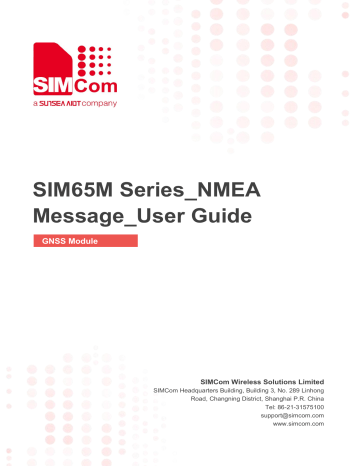 SIMCom SIM65M User Guide | Manualzz