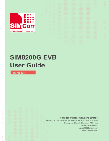 SIMCom SIM8200G User Guide | Manualzz