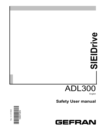 Gefran ADL300 Inverter User Manual | Manualzz