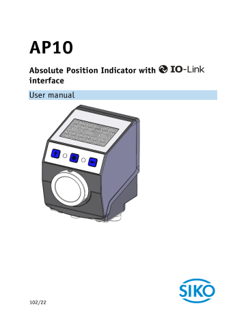 Siko AP10 Electronic position indicator User Manual | Manualzz