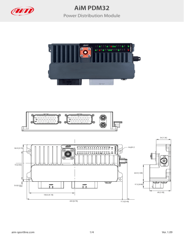 AIM PDM32 Technical Sheet | Manualzz