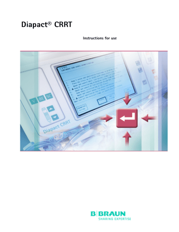 B. Braun DiapactCRRT Instructions for use | Manualzz