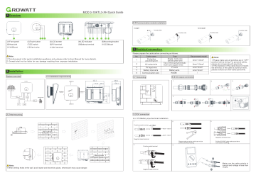 Growatt MOD 3-10KTL3-XH Quick guide | Manualzz