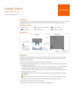 Corning X-Mixer - Instructions for use, Owner's manual | manualzz.com