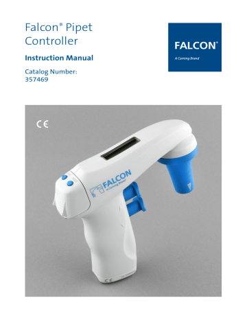 Corning Falcon® Pipet Controller Instruction manual | Manualzz