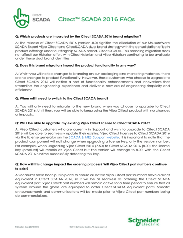 Schneider Electric Citect SCADA 2016 User Guide | Manualzz