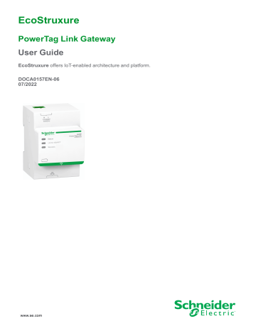 Schneider Electric PowerTag Link Gateway User Guide | Manualzz