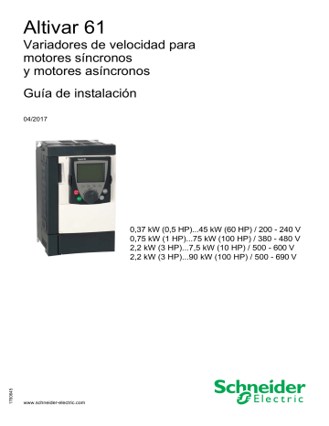 Schneider Electric ATV61 Guía de instalación | Manualzz