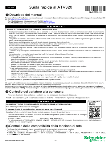 Schneider Electric Arranque ATV320 Guida utente | Manualzz